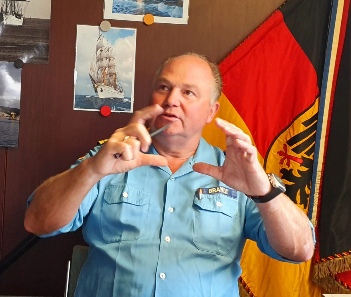 Interview mit dem Kommandanten der GORCH FOCK, Kapitän zur See Nils ...